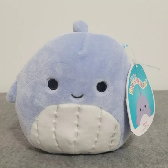 Squishmallows | Toys | 5 Samir The Blue Whale Htf Rare Canadian ...